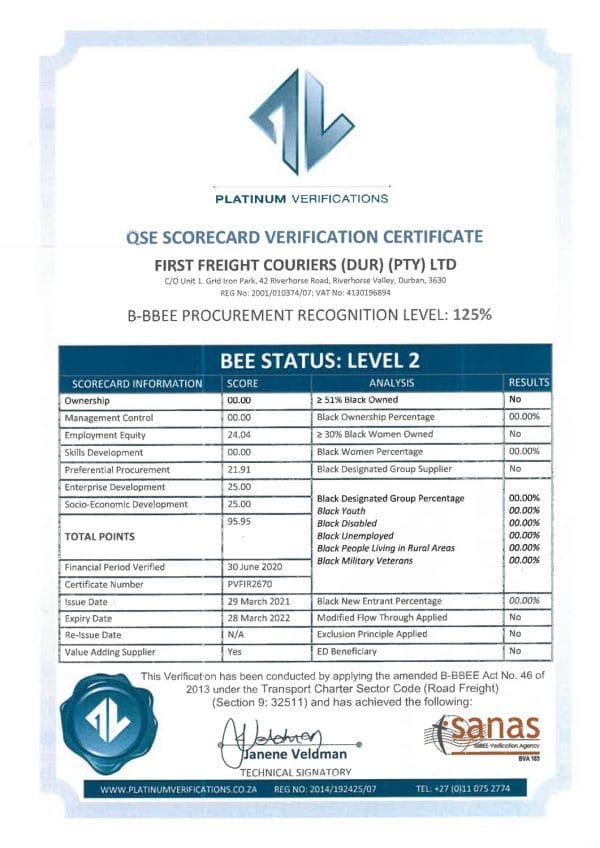 About First Freight - First Freight